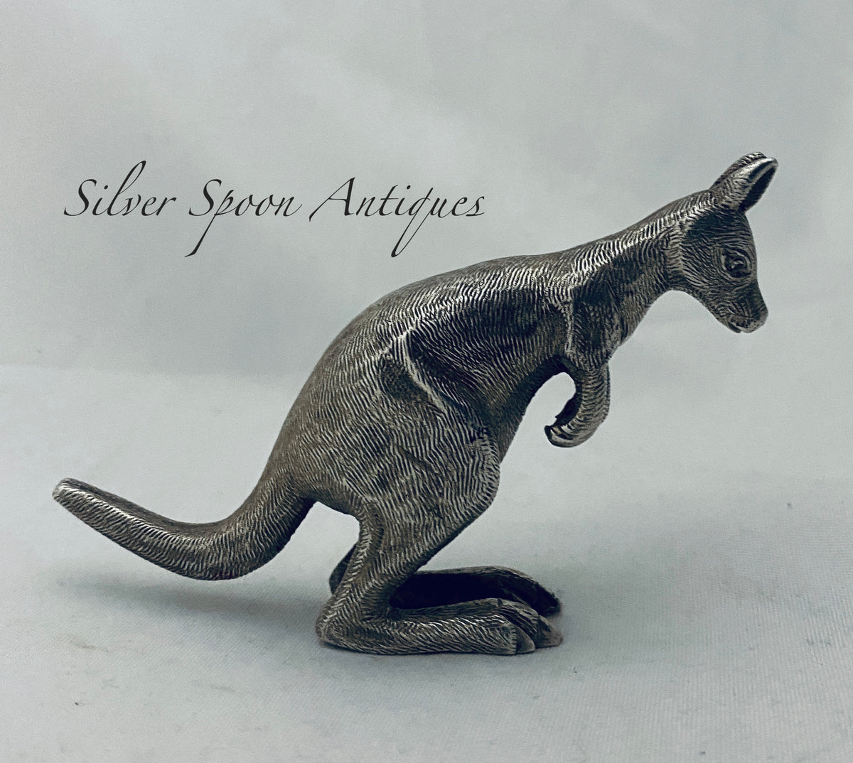 Australian Silver Kangaroo, Drummonds, 1890-1900 – Silver Spoon Antiques