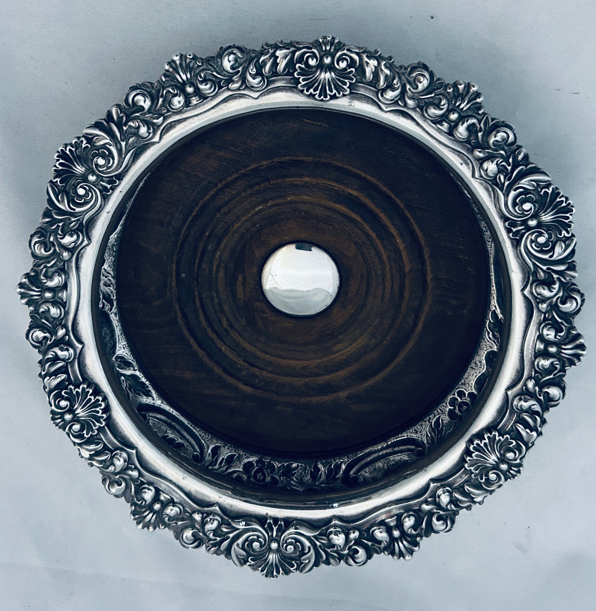 Georgian Sterling Wine Coaster, Creswick & Co, Sheffield, 1821 – Silver ...