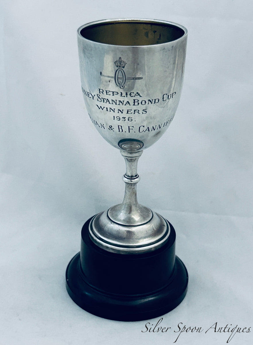 Australian Queensland Made Sterling Golf Trophy, FJ Mole, Brisbane, 19 ...