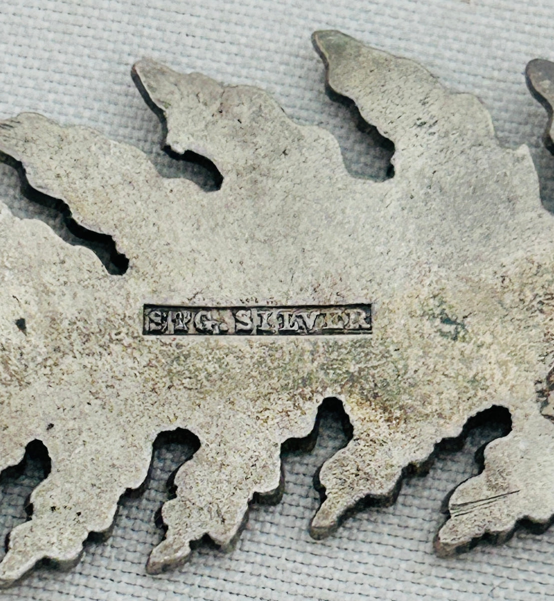 New Zealand 'Fernside' sterling silver fern brooch, c.1900-1920 ...